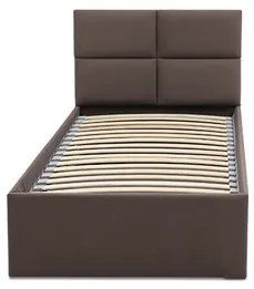 Čalouněná postel MONOS bez matrace rozměr 90x200 cm Kakao