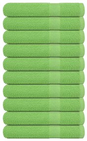 Ručníky FROGN 10 ks jablečně zelené 100x200 cm 360 g/m² 137036