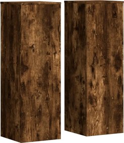 vidaXL Stojany na rostliny 2 ks 33x33x100 cm kompozitní dřevo [3307882] Barva: Betonová šedá