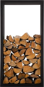 Stojan na palivové dřevo Irving 40x50x100 – černá-matt