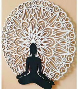 Sentop - Mandala 3D obraz na stěnu Buddha mandala barevné provedení  l SENTOP PR0362 3D Paywood