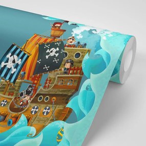 Samolepící tapeta pirátská loď na moři
