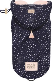 MILK&PEPPER Pláštěnka pro psy Constance Marine Blue Velikost: 29