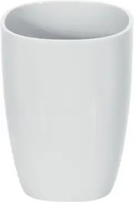 Spirella PURE kelímek na zubní kartáčky bílý / plast