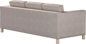 Potah na pohovku IKEA  Karlanda 3-místná nerozkládací, krátký barva béžová látka pletený vzor