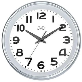 JVD Nástěnné netikající tiché hodiny JVD HA243 se senzorem stmívání
