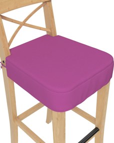 Sedák na židli IKEA Ingolf - barová barva růžová látka pletený vzor