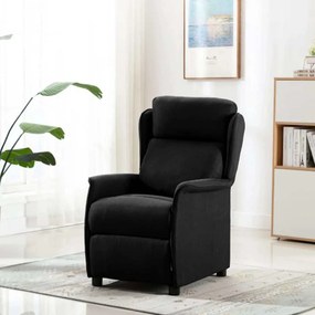 Polohovací křeslo Černá Polyester 340154