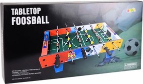 LEAN Toys Mini stolní fotbal – stolní hra na zručnost se 2 míčky, 69 cm