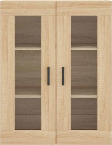 Skříň highboard dub sonoma 69,5 x 34 x 180 cm kompozitní dřevo 3198340