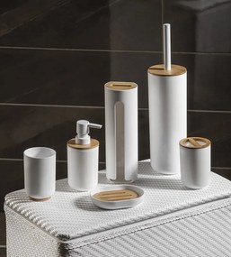Aqualine, SNOW WC kartáč na postavení, bílý, 7582