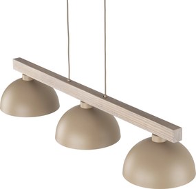 TK Lighting Béžový závěsný lustr Oslo pro žárovku 3x E27 TK11012