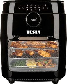 TESLA AirCook & Grill QG800 WiFi - multifunkční digitální horkovzdušná fritéza