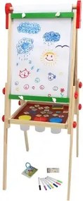 TEDDIES Tabule oboustranná / Dřevěná / Magnetická a křídová / 35x43 cm