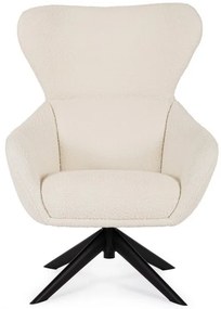 BIZZOTTO Otočné křeslo HAILEY bílé 0733497