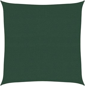 Stínící plachta 160 g/m² tmavě zelená 4 x 4 m HDPE 311441