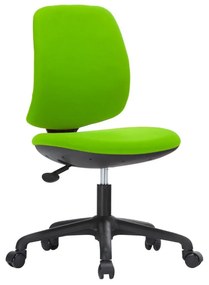 Dalenor Dětská židle Lucky, textil, černá podnož / zelená