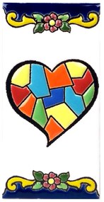 Dlaždice LISBOA - Srdce mosaica