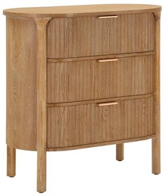 Designová komoda Jahzara 80,5 cm hnědá