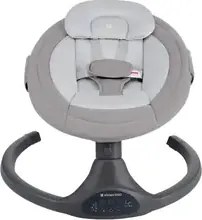 KikkaBoo Houpací lehátko elektrické Codie Light Grey / Nosnost do 9 kg