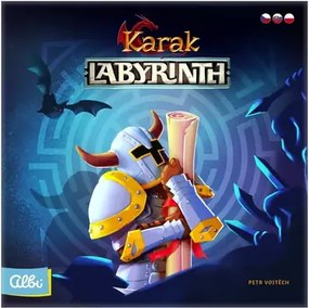ALBI Společenská hra Karak: Labyrinth / Zakreslovací hra / 1-4 hráči /