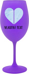 Personalizovaná sklenice - Dvě místa, jedno srdce
