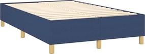 Rám postele s boxspringem modrá 120x200 cm textil 3120951