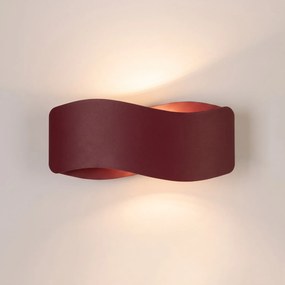 Sollux Lighting Nástěnné svítidlo TILA 30 bordó