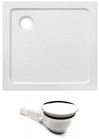 BPS-koupelny Čtvercová akrylátová sprchová vanička HYD-SSV-SILK 70x70 bílá
