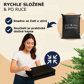 Ochranná plachta na pivní set BEER COVER, 180x90x74cm, antracitová Kingsleeve