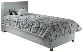 NEW DESIGN postele Čalouněná postel SONO s hlavovým čelem a úložným prostorem, 90×200 cm Velikost postele: 90 × 200 cm, Strana: Pravá