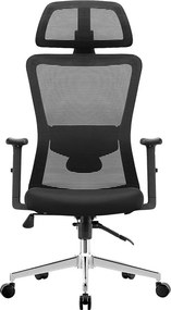 Kancelářská ergonomická židle Neoseat LORELI — černá, nosnost 150 kg