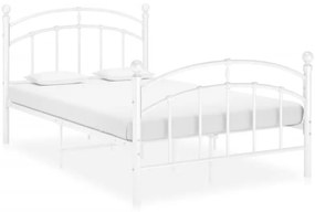 Rám postele bílý kov 120 x 200 cm,  324974 HangarStore.cz
