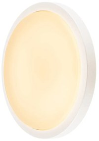 SLV 229971 Ainos, stropní kulaté svítidlo se senzorem, LED 22W 3000K, bílá, průměr 30cm, IP44
