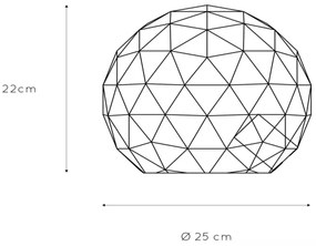 Lucide 21509/25/30 - Stolní lampa OTONA 1xE27/25W/230V černá