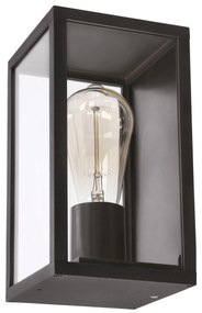 Černé fasádní svítidlo Hoya pro žárovku E27 IP44  - Candellux