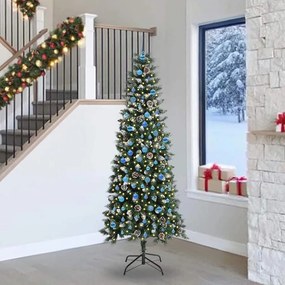 Umělý vánoční stromeček Zelená 240 cm PVC, plast a ocel 3395851