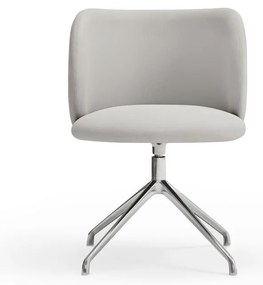 Světle šedé čalouněné jídelní křeslo Mogi – Teulat