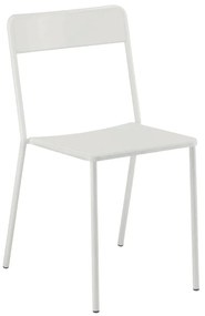 OnaDnes -20% Bílá kovová zahradní židle COLOS C 1.1/1