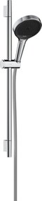 Hansgrohe Rainfinity, sprchová sada 130 3jet s tyčí S Puro 65 cm, chromová, HAN-28745000