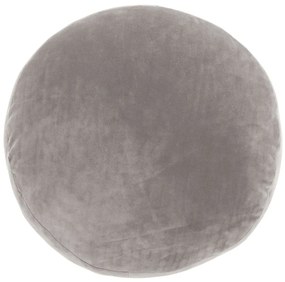 Šedobéžový dekorativní polštář z mikrovlákna Tiseco Home Studio Marshmallow, ø 40 cm