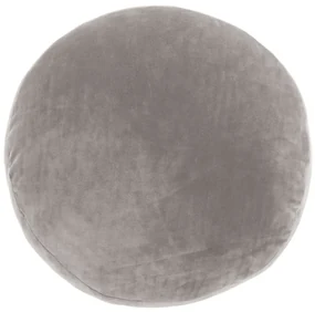 Šedobéžový dekorativní polštář z mikrovlákna Tiseco Home Studio Marshmallow, ø 40 cm