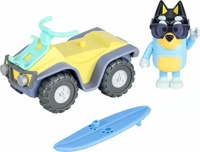 MOOSE Bluey Bandit s plážovou čtyřkolkou / Figurka a vozidlo / od 3 le