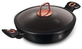 BERLINGERHAUS Pánev WOK s poklicí 30 cm Black Rose Collection BH-7112