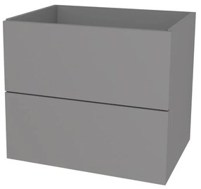 Mereo, Mereo Ponte, koupelnová skříňka 61 cm, Multidecor, Šedá supermat, MER-CN290SSEDA
