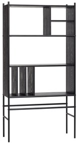 HÜBSCH Regál DIVIDE 160x79 cm černý 021217