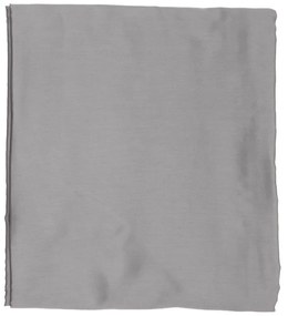 Tmavě šedé napínací prostěradlo z bavlněného saténu 140x200 cm – Mijolnir