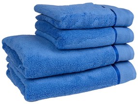 Tegatex Bavlněný ručník / osuška z mikro bavlny- modrá Velikost: 50*90 cm