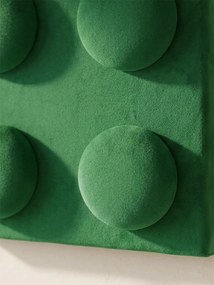 Sinsay - Sametový čalouněný panel ve tvaru kostky - zelená