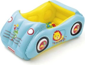 Dětské nafukovací autíčko Fisher-Price s míčky 119x79x51 cm